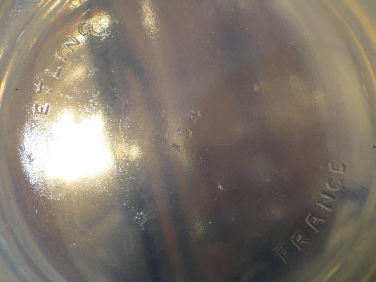 Edmond Etling French Art Deco Opalescent Glass Bowl For Sale at 1stDibs