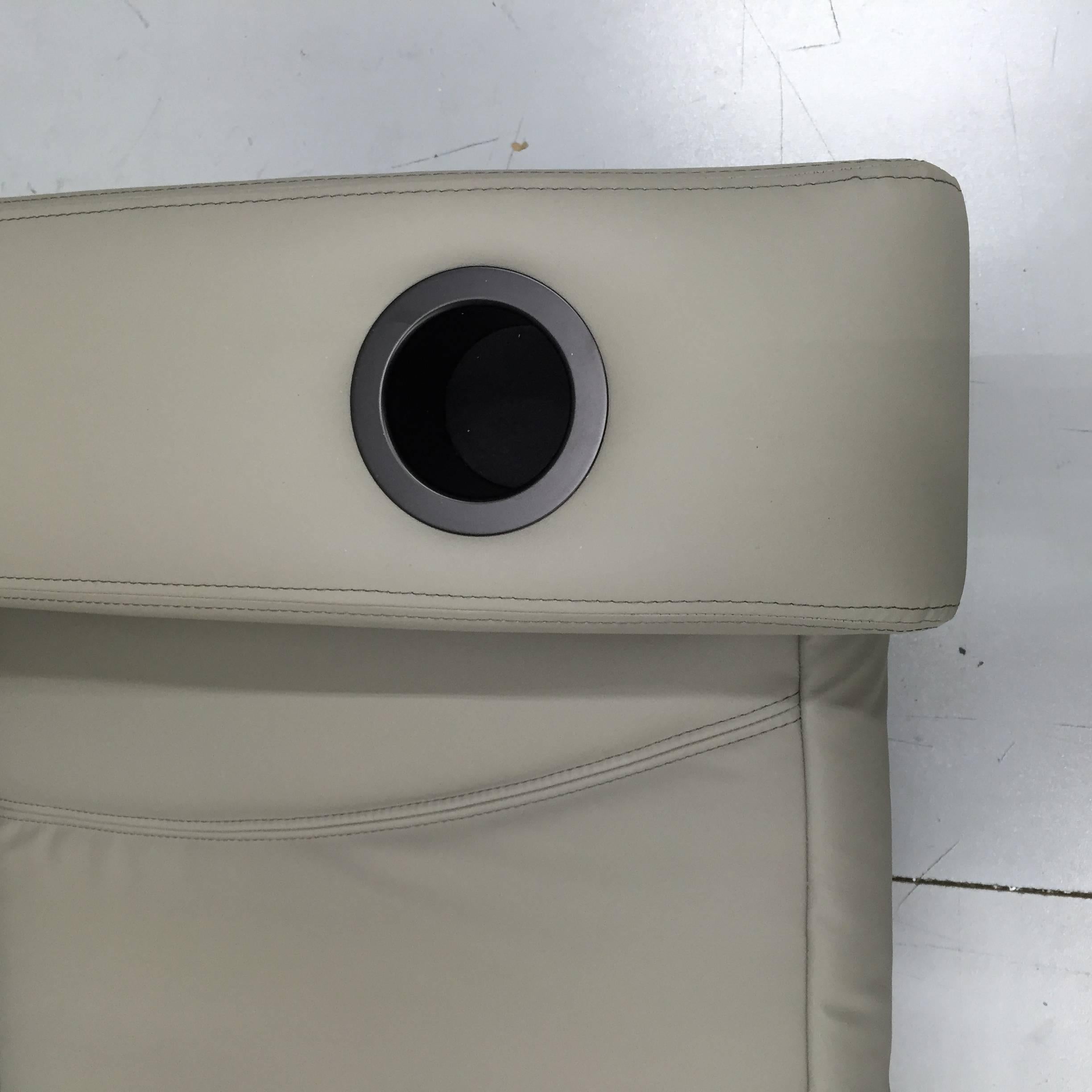 Set of Six Cineak Leather Media Chairs For Sale at 1stDibs | cineak ...