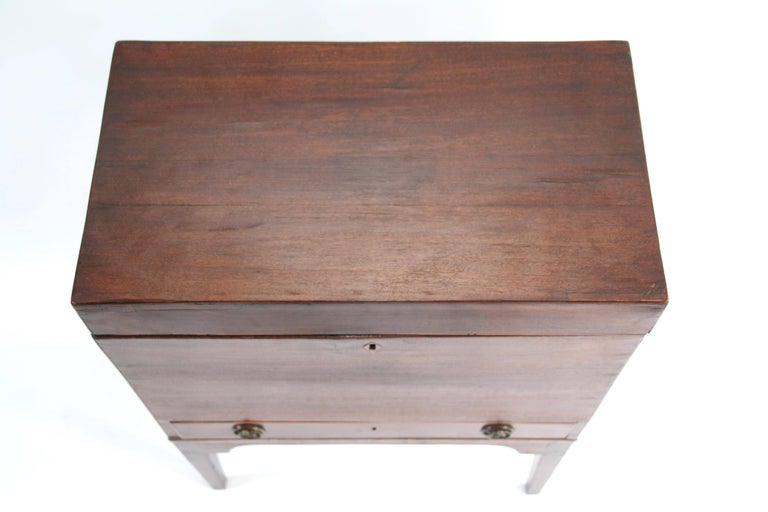 19th Century Hepplewhite Mahogany Cellarette For Sale at 1stDibs