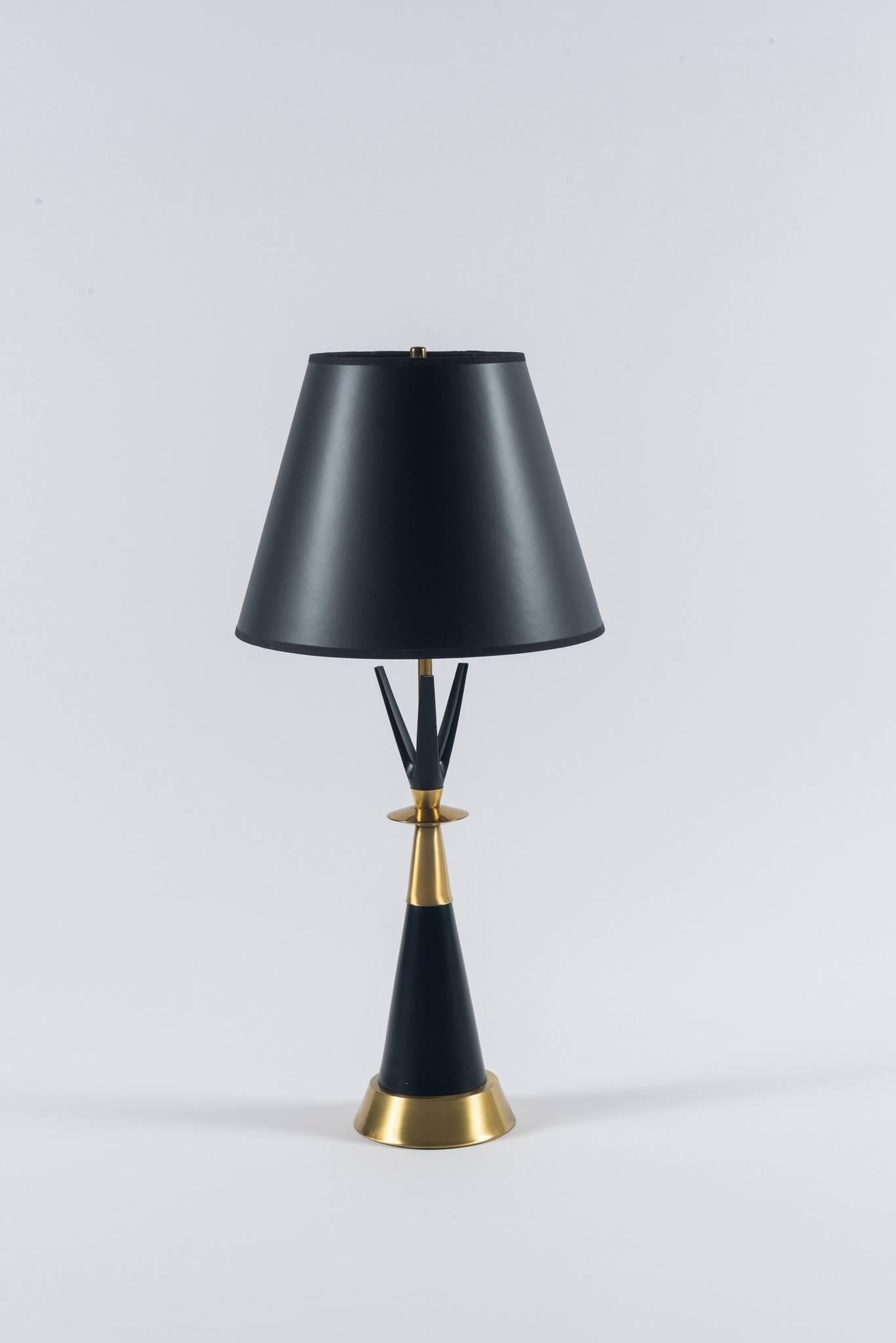 Black Brass Sputnik Atomic Table Lamp For Sale at 1stDibs | atomic lamp ...
