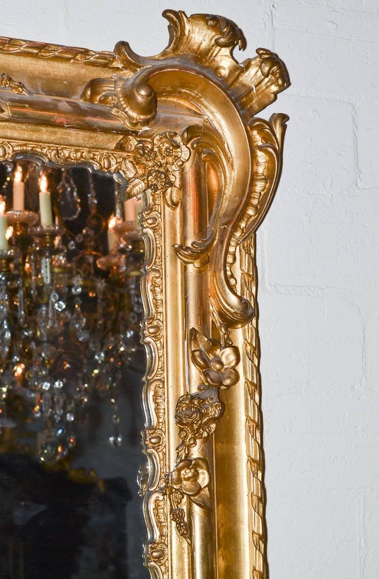 19th Century Palace Size French Baroque Mirror at 1stDibs