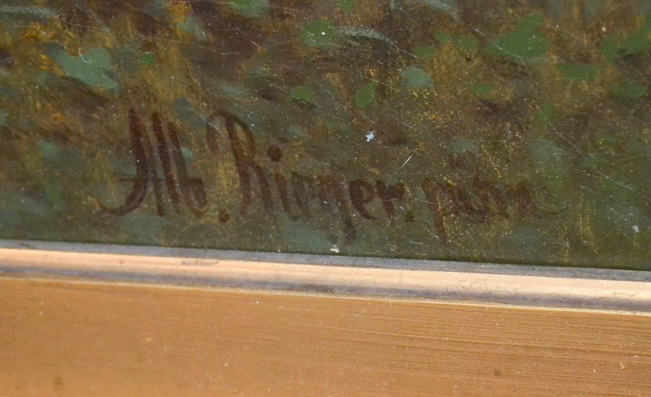 19th Century Austrian Oil Signed Albert Rieger at 1stDibs | albert ...