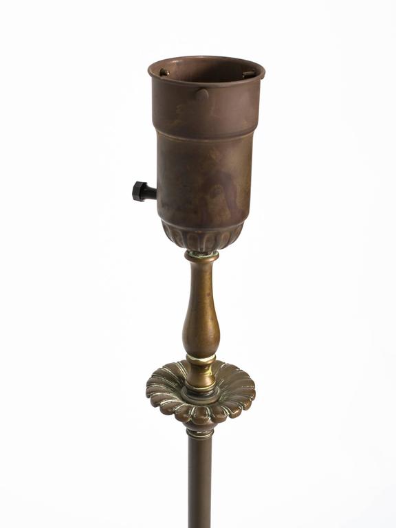 Neoclassical Style 1940s Bronze Floor Lamp at 1stDibs