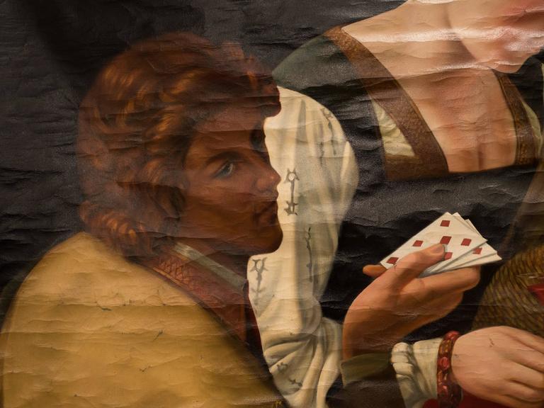 Huge Painted Mural of "The Cheat with the Ace of Diamonds" at 1stDibs ...
