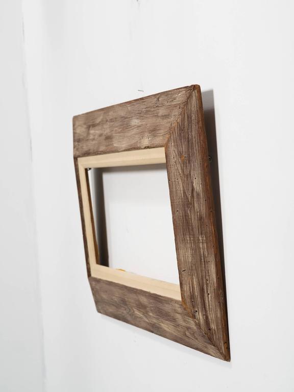 1950s pickled worm wood Frame at 1stDibs