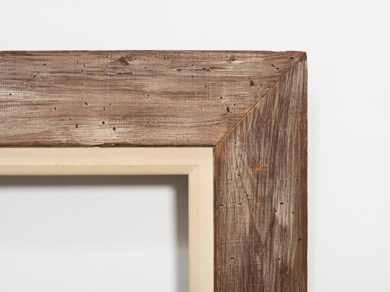 1950s pickled worm wood Frame at 1stDibs