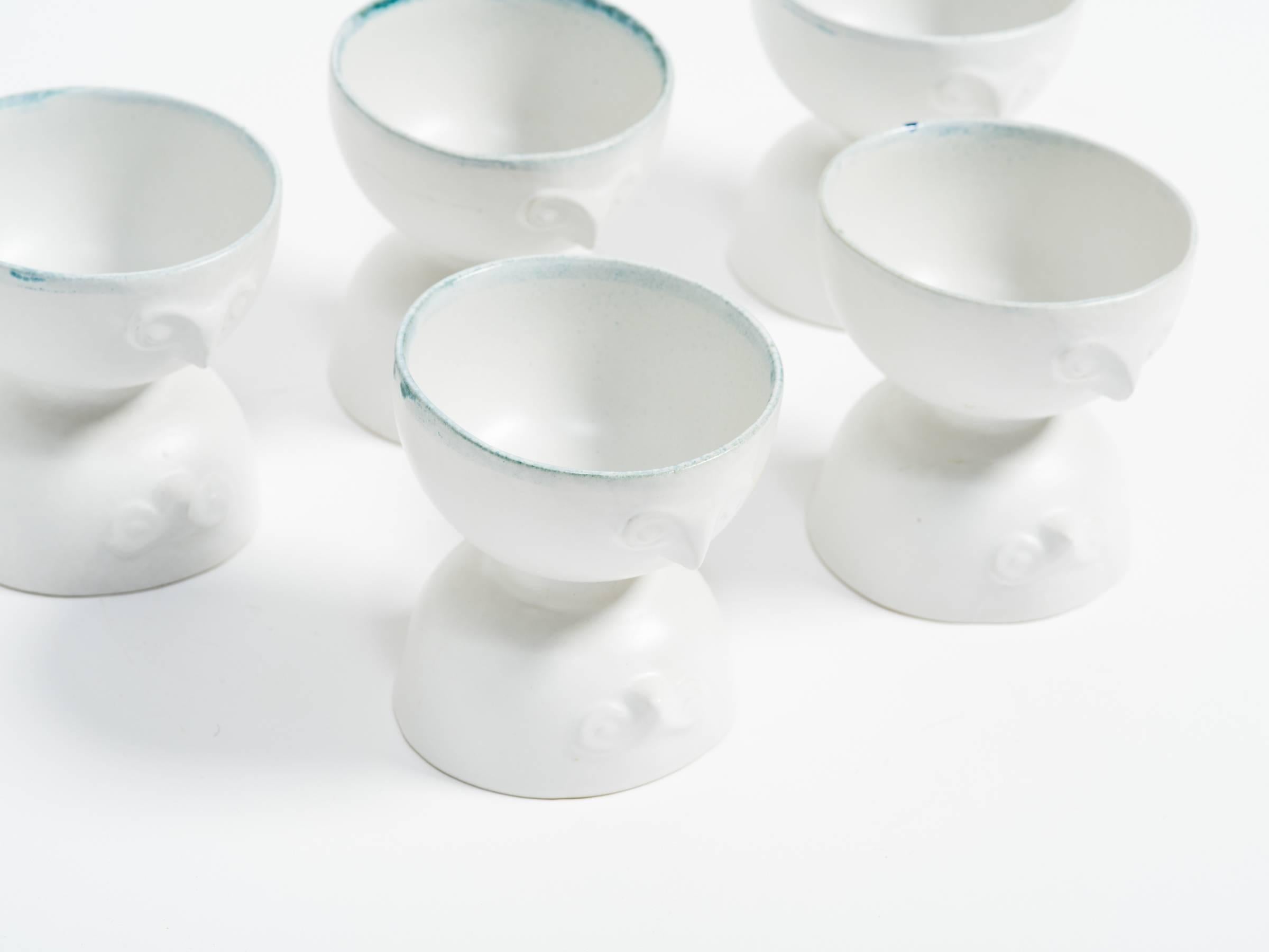 Five Italian Ceramic Inverted Bowls with Faces at 1stDibs | bowls with ...