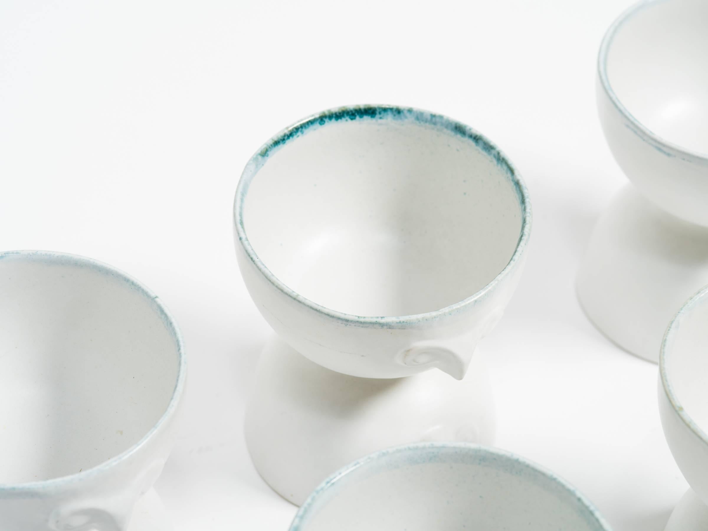 Five Italian Ceramic Inverted Bowls with Faces at 1stDibs | bowls with ...