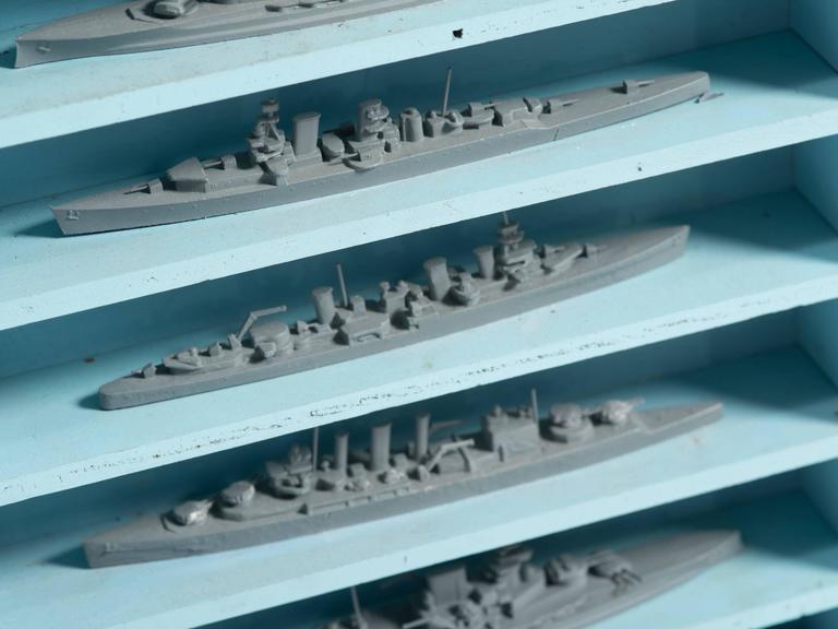 World War II British Minature Ship Models by Framburg at 1stDibs ...