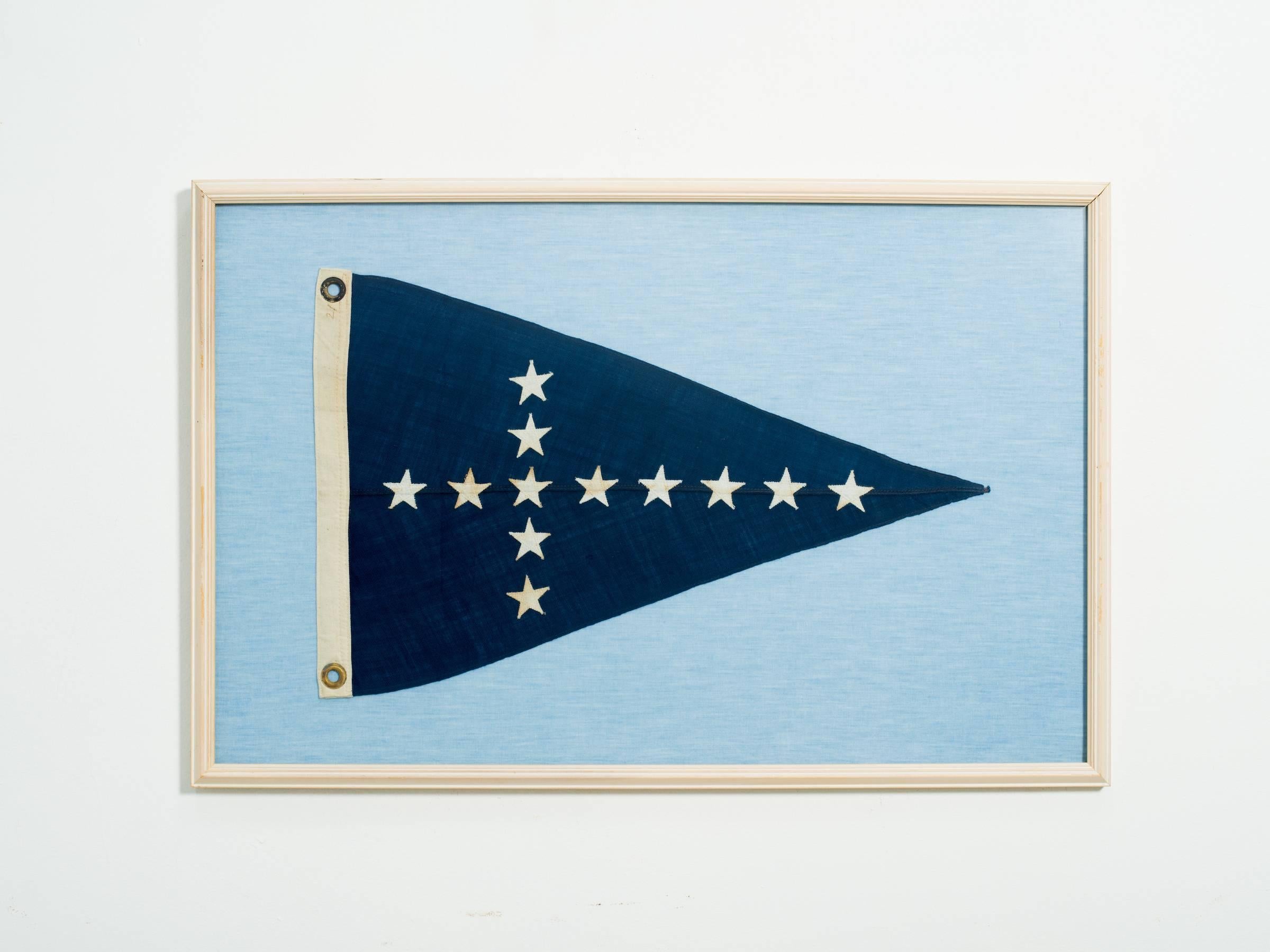 Pair of Framed Nautical Flags at 1stDibs