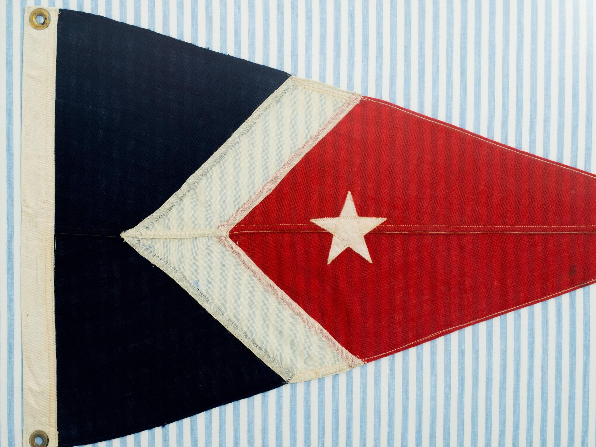 Pair of Framed Nautical Flags at 1stDibs