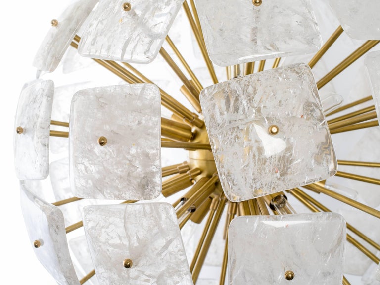 Large Sputnik Rock Crystal Chandeliers, "Nova", Limited Edition For ...