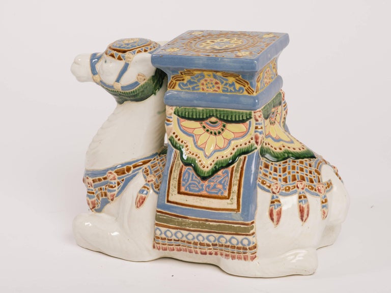 Ceramic Camel Side Table at 1stDibs