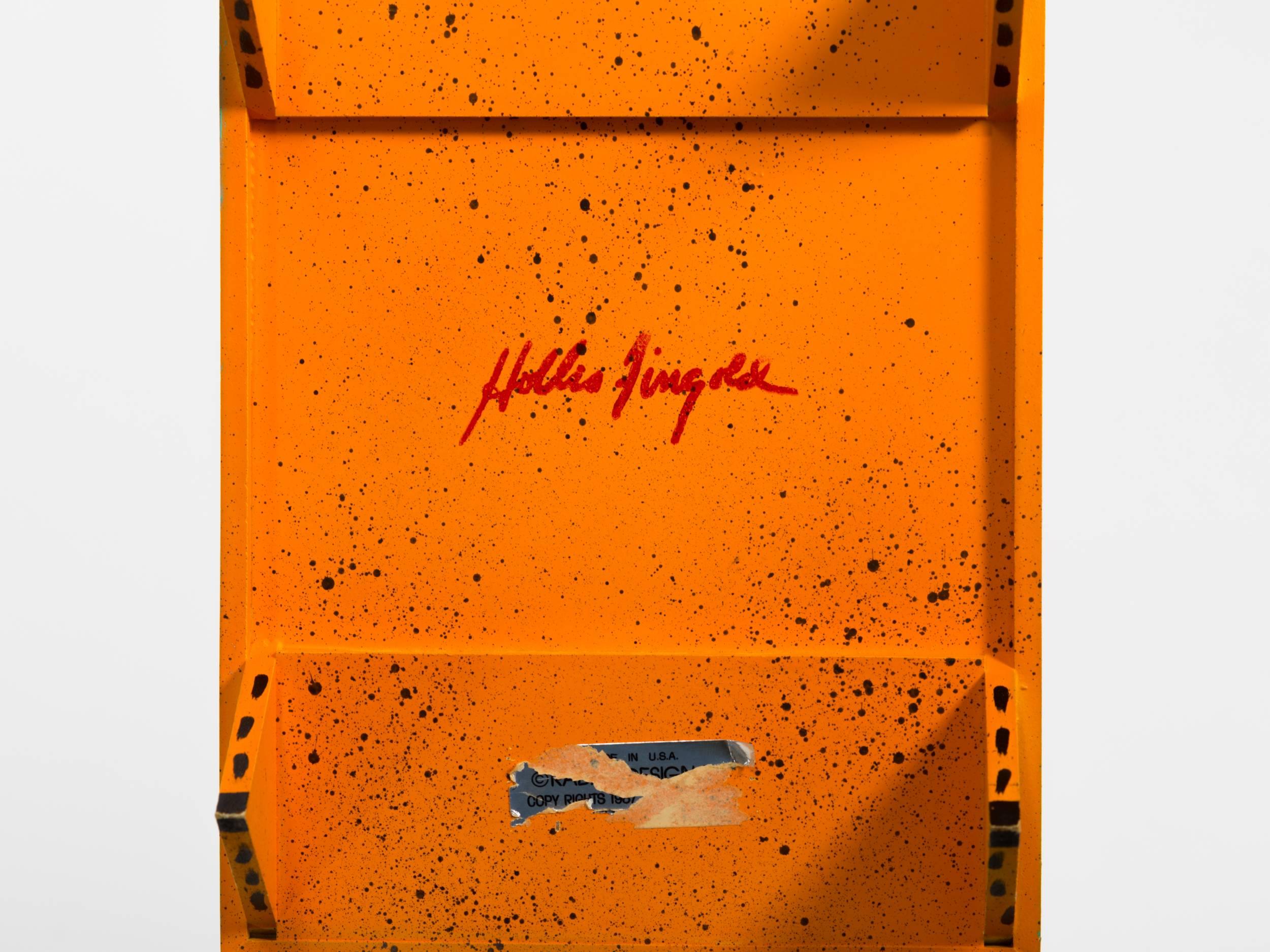 Memphis Style Painted Box by Hollis Fingold For Sale at 1stDibs ...