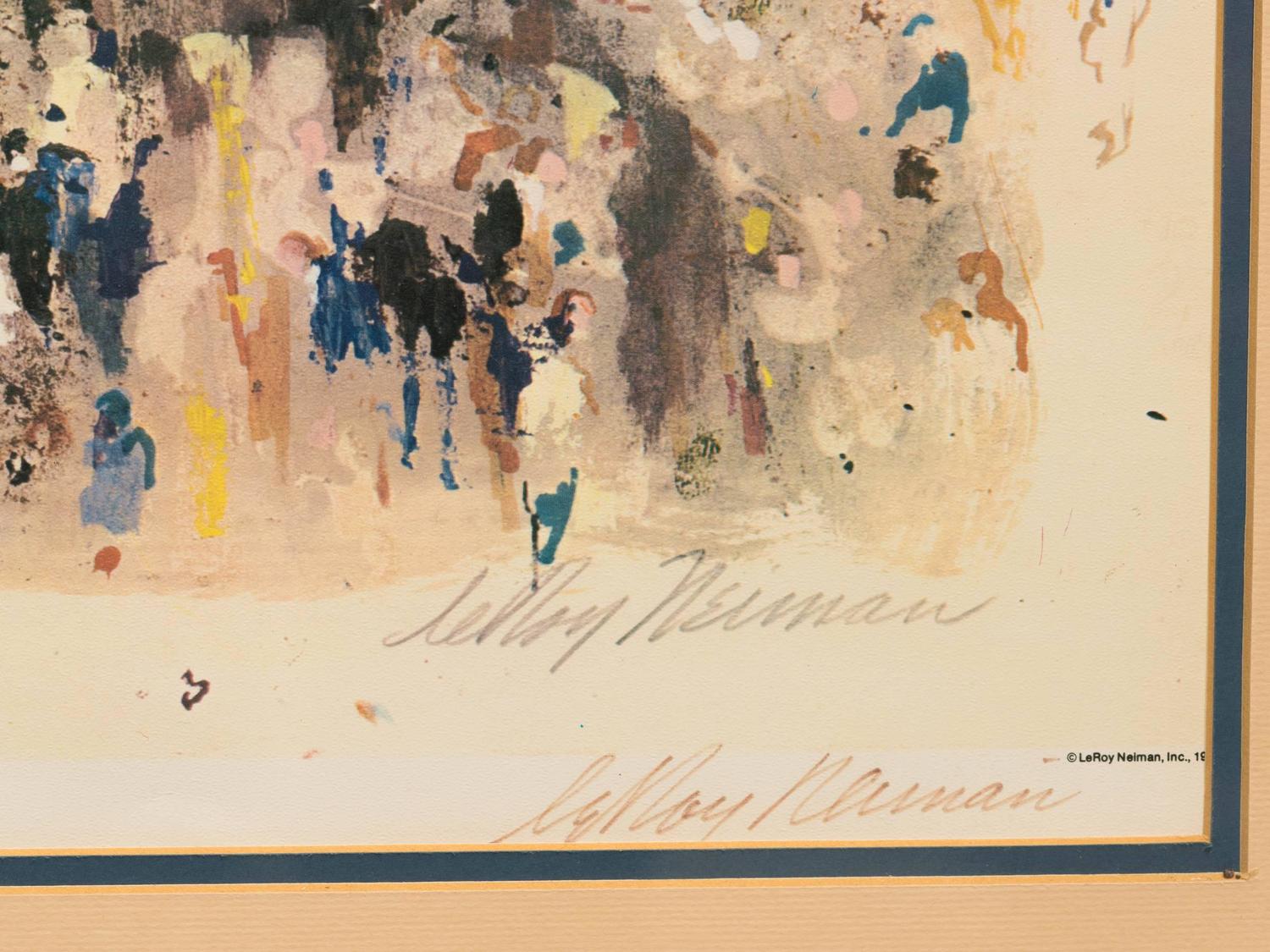 New York Stock Exchange Litho signed by LeRoy Neiman at 1stdibs