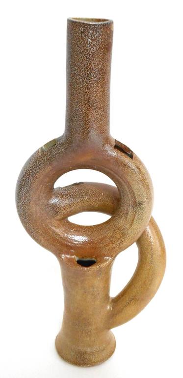 Large Studio Pottery Vase Signed Ramsay at 1stDibs