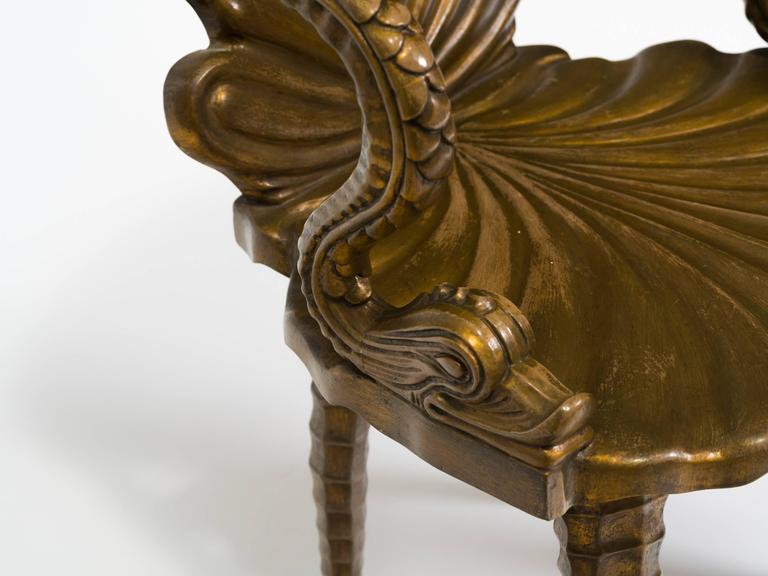 Carved Wood Italian Fantasy Dolphin Chair at 1stDibs | fantasy chairs