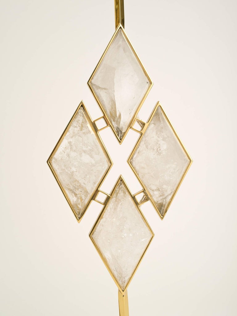 Rock Crystal Diamond Table Lamps, Aeon Collection "Harmony" For Sale at ...