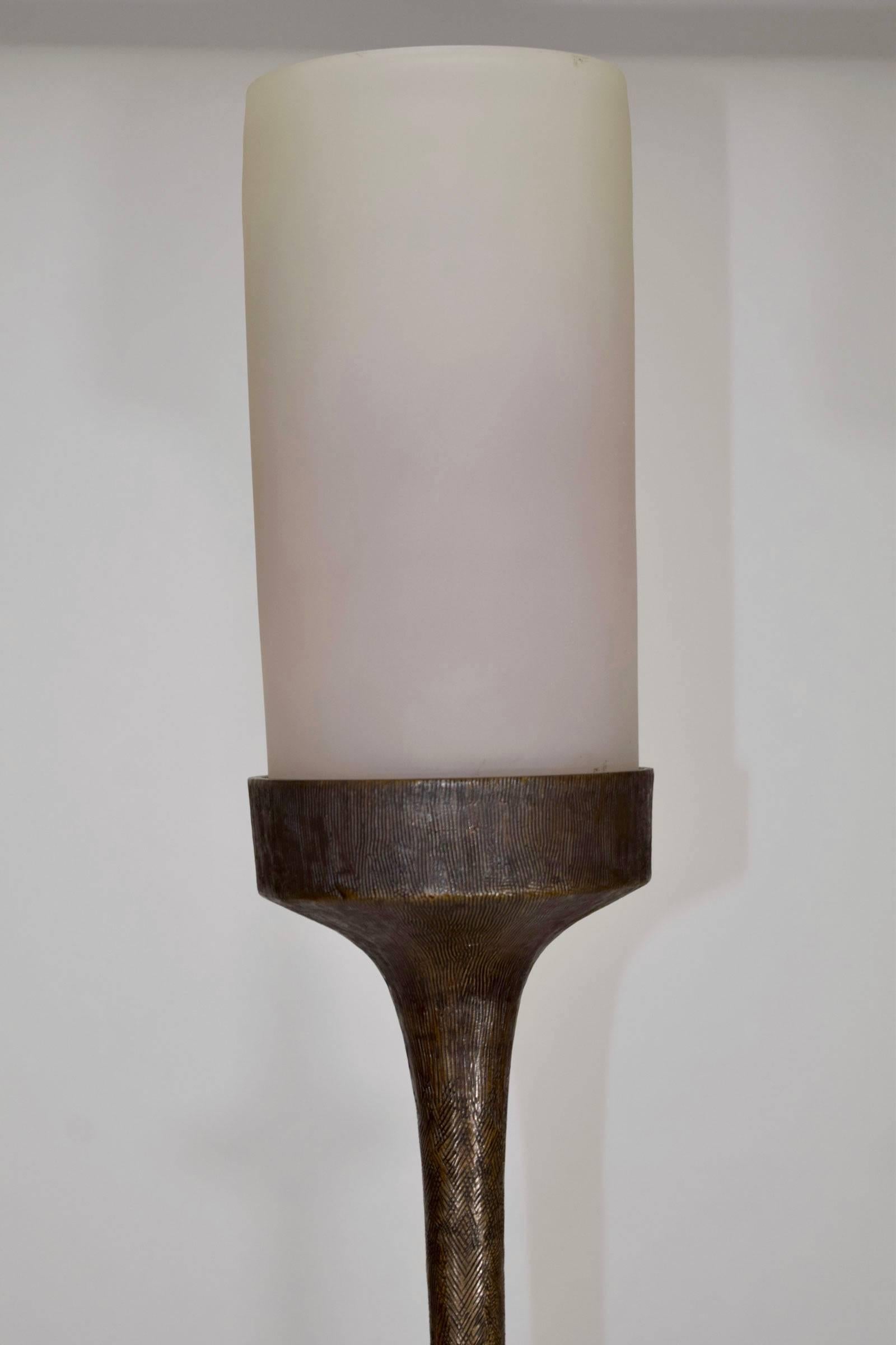 Pair of Tom Corbin Bronze Floor Lamps For Sale at 1stDibs | tom corbin ...