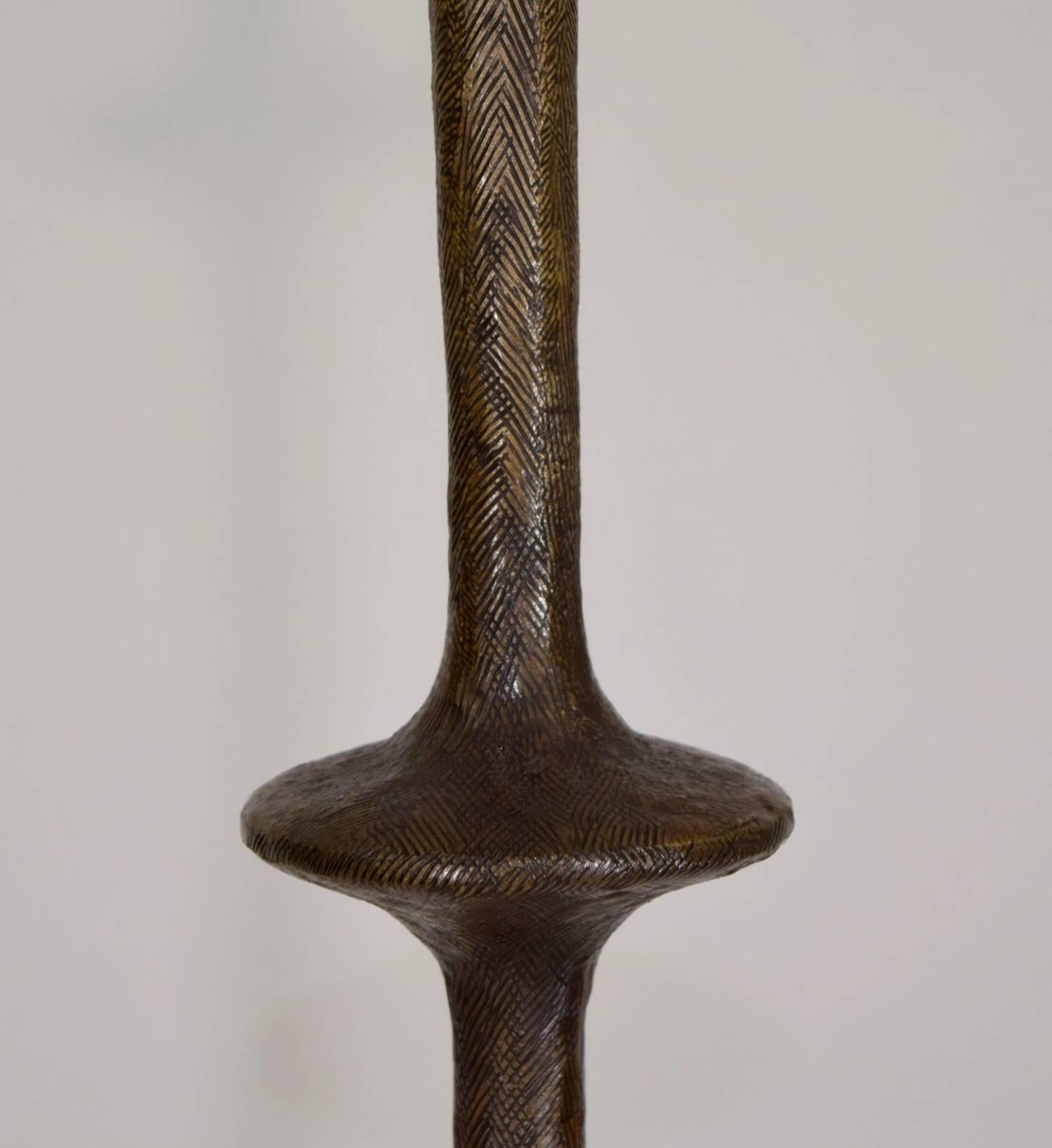 Pair of Tom Corbin Bronze Floor Lamps For Sale at 1stDibs | tom corbin ...