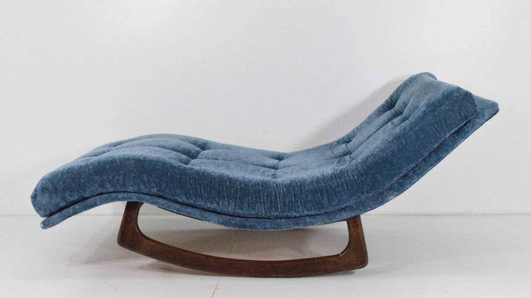 Adrian Pearsall Double Wide Rocking Chaise at 1stDibs
