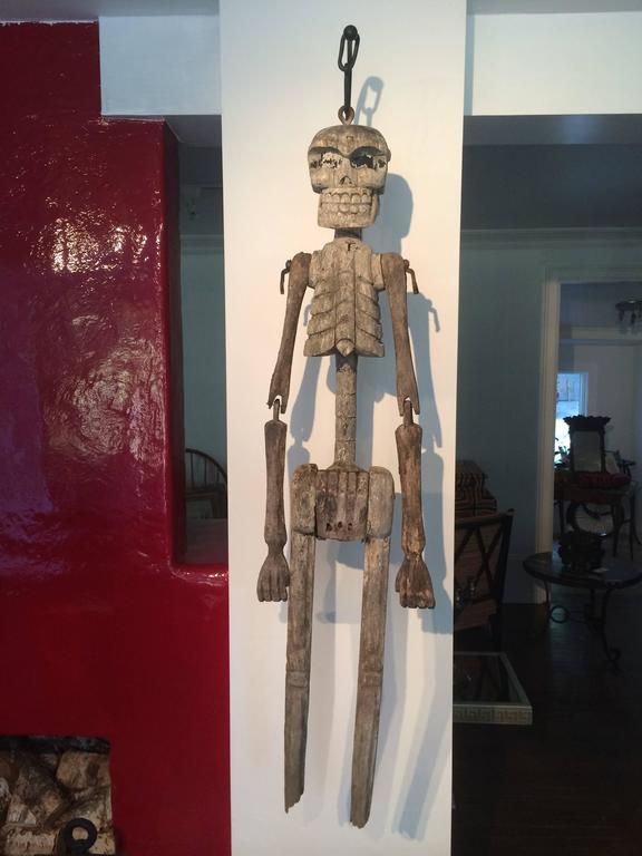 Life-size Articulating Skeleton Sculpture at 1stdibs