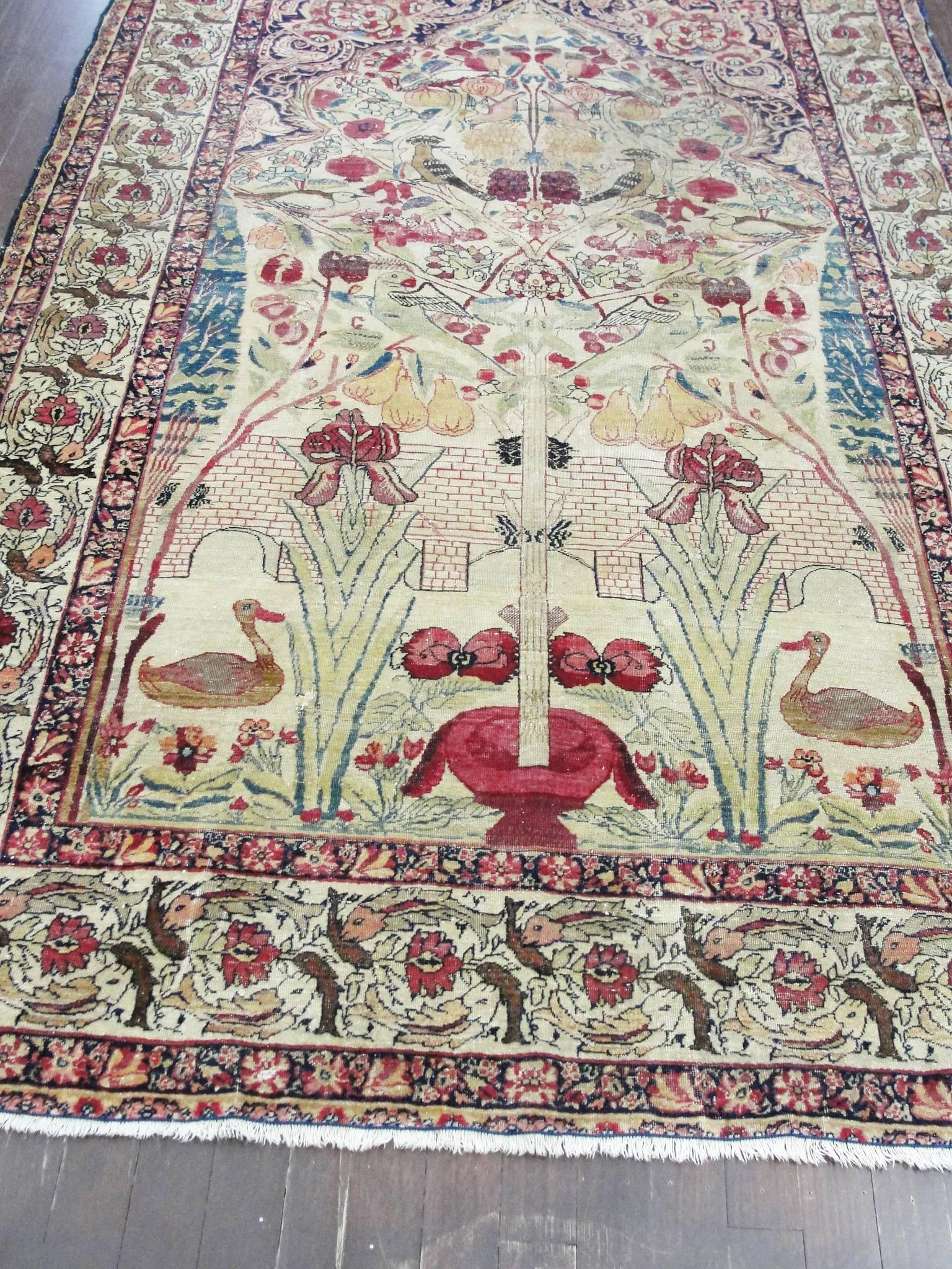 Striking Antique Kermanshah Rug at 1stDibs | kermanshah rugs ...
