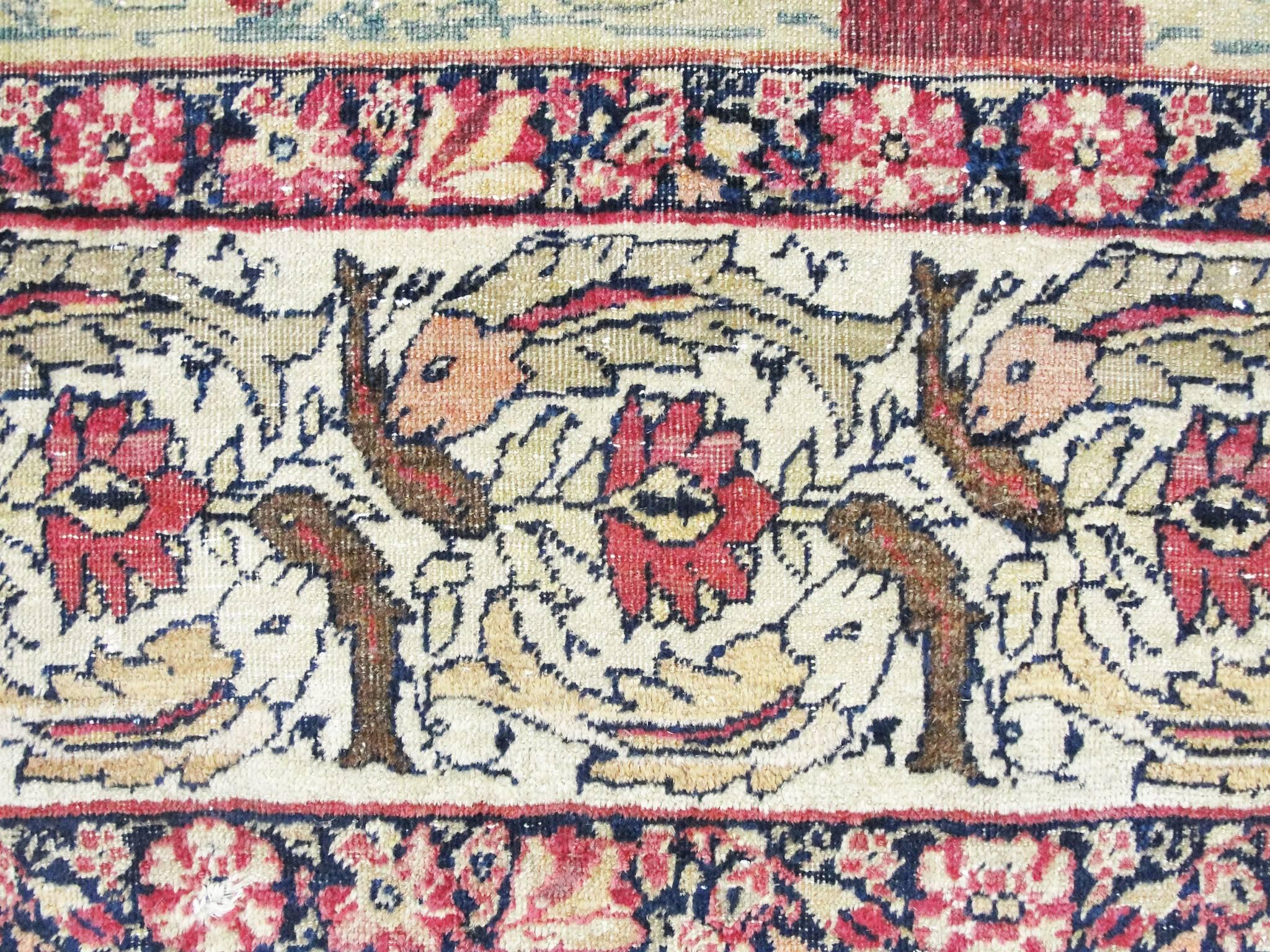 Striking Antique Kermanshah Rug at 1stDibs | kermanshah rugs ...