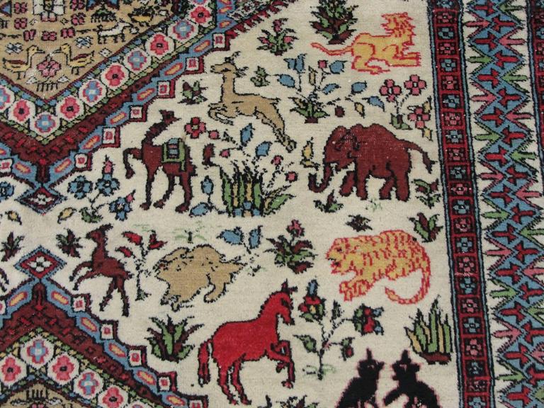 Noah's Ark Mazandaran Rug at 1stDibs