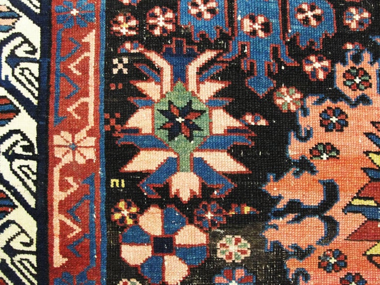 Antique Seychour Caucasian Rug, 3'8" x 5'7" For Sale at 1stDibs