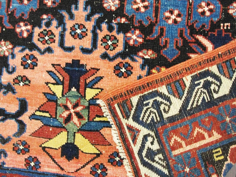 Antique Seychour Caucasian Rug, 3'8" x 5'7" For Sale at 1stDibs
