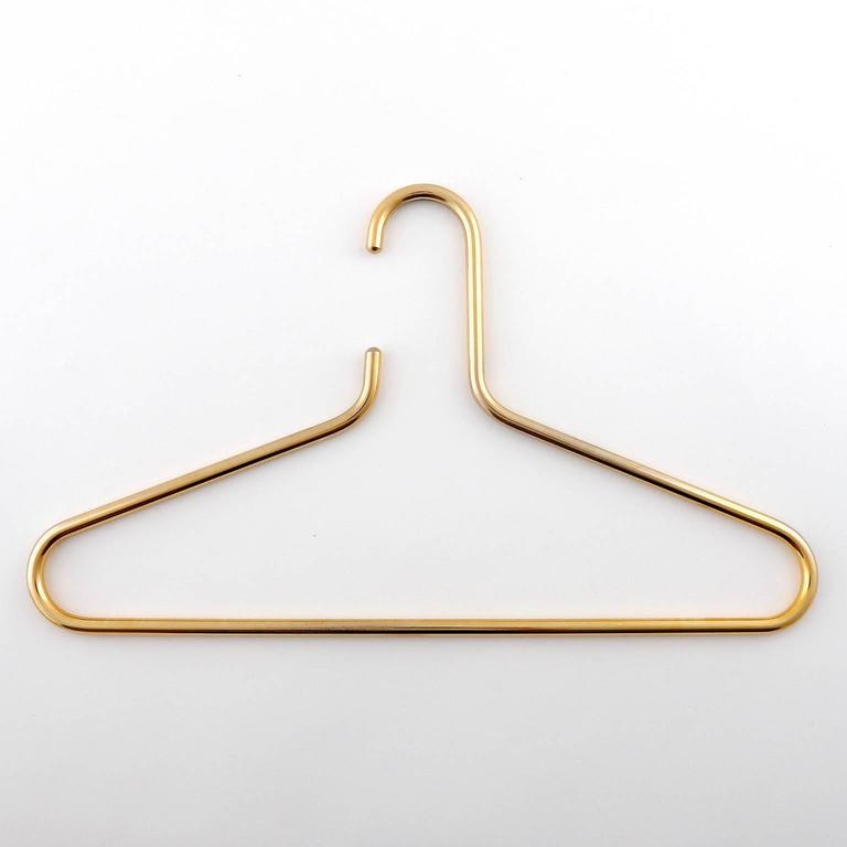 One of Ten Gold-Plated Hangers, Austria, 1970s For Sale at 1stDibs