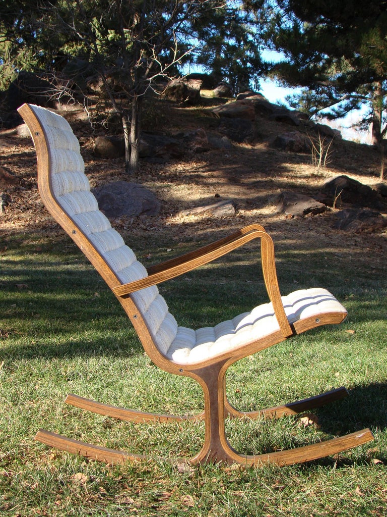 Mitsumasa Sugasawa for Tendo Mokko, Heron Rocking Chair, circa 1960s ...