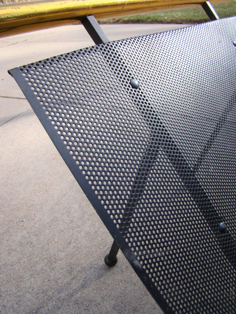 Modernist Iron Log Holder Magazine Stand by Gene Tepper, circa 1953 ...