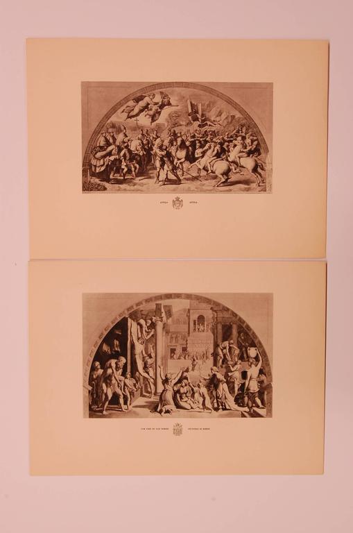 Set of Eight 20th Century Prints Depicting Ancient Roman Events For ...