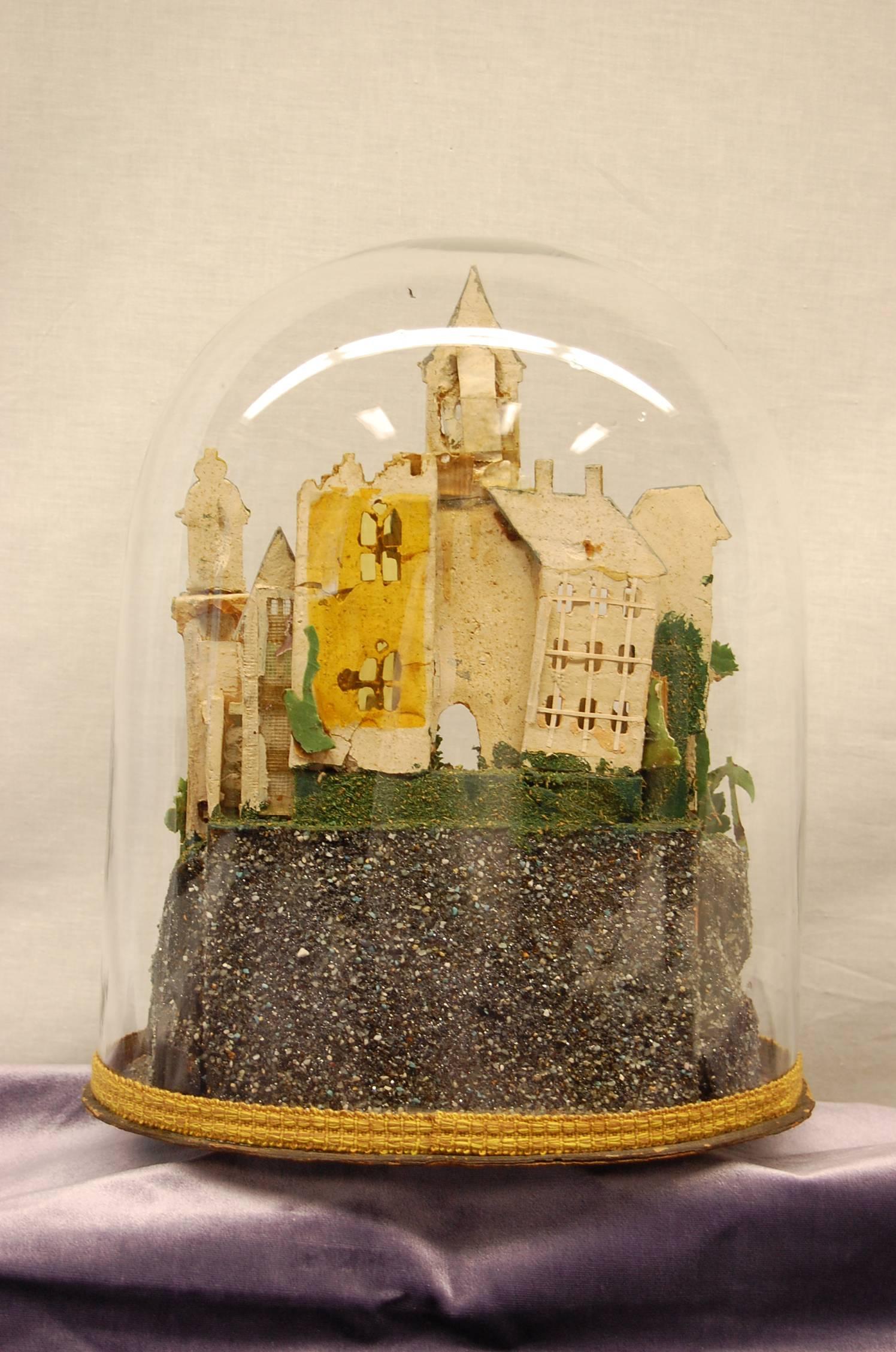 Early 19th Century Composition Diorama under Original Glass Dome For ...