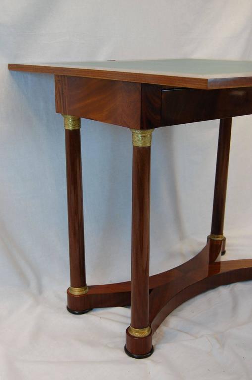 Mahogany Flip-Top Card Table with Leather Insert, circa 1880 at 1stDibs