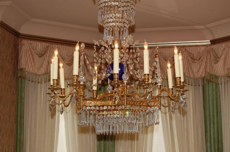 Russian Neoclassical Style St. Petersburg Reproduction Twelve-Light ...