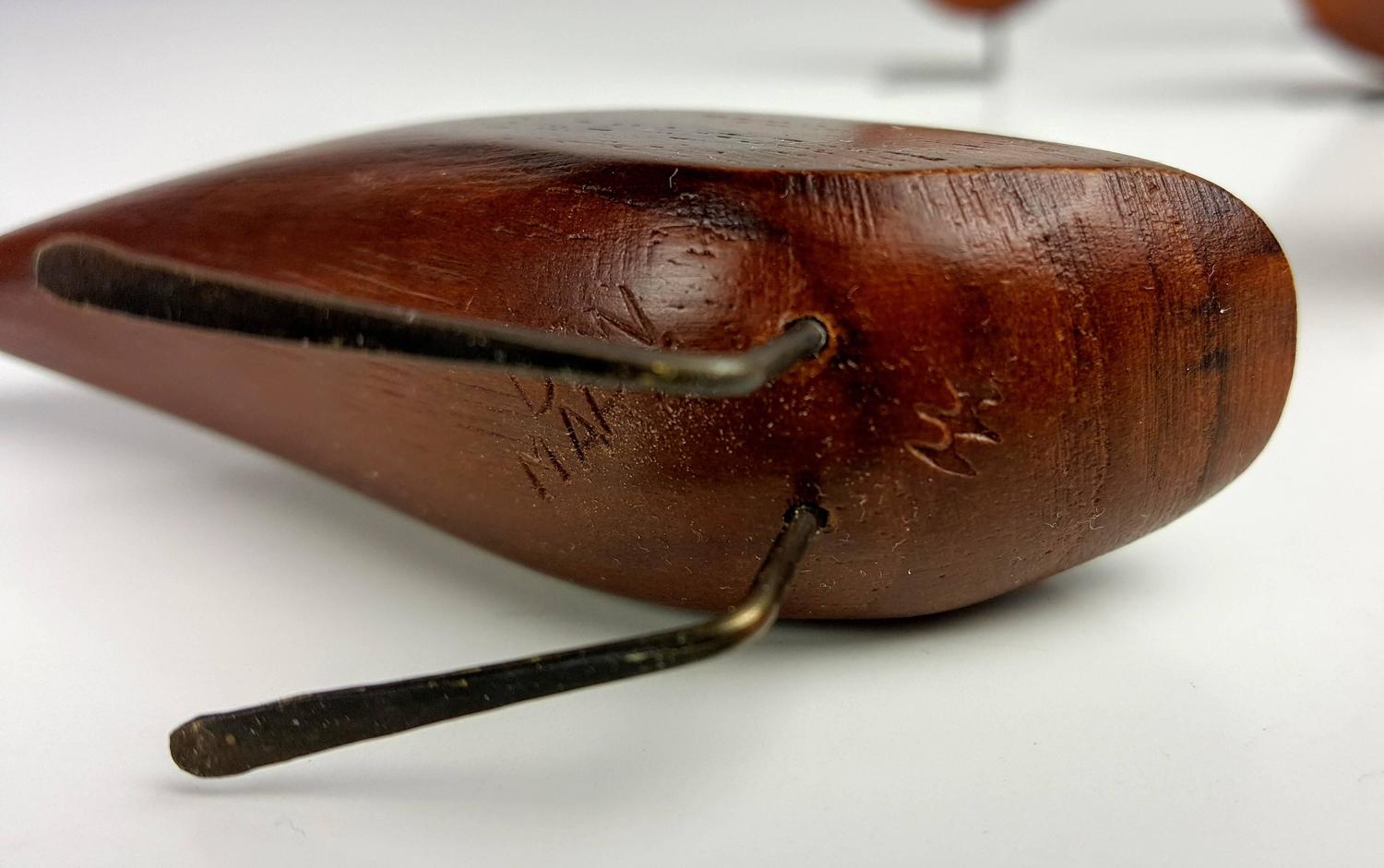 Grouping of Teak Bird Sculptures by Jacob Hermann, Denmark, 1950s at ...