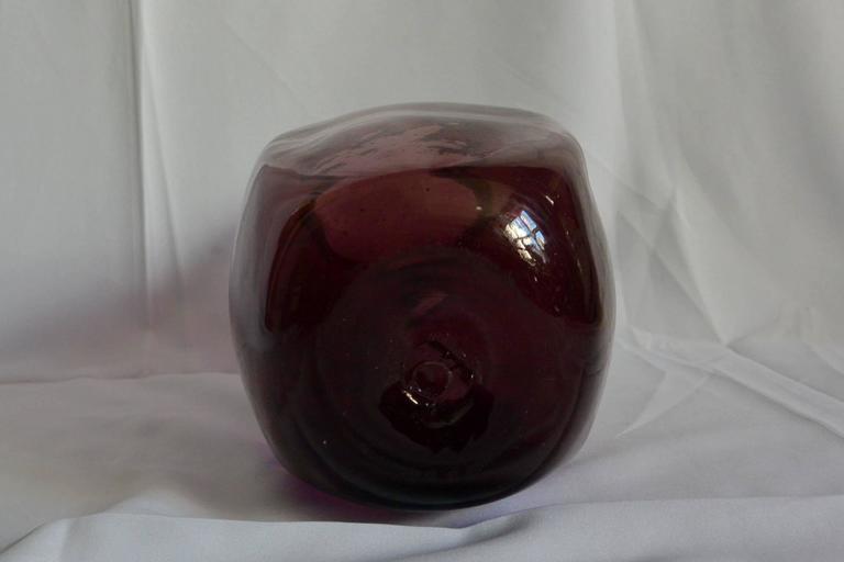 Vintage Italian Amethyst Glass Vase at 1stDibs