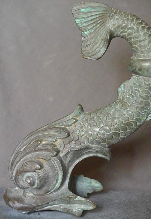 Bronze Dolphin Sculpture For Sale at 1stDibs | medieval dolphin, bronze ...