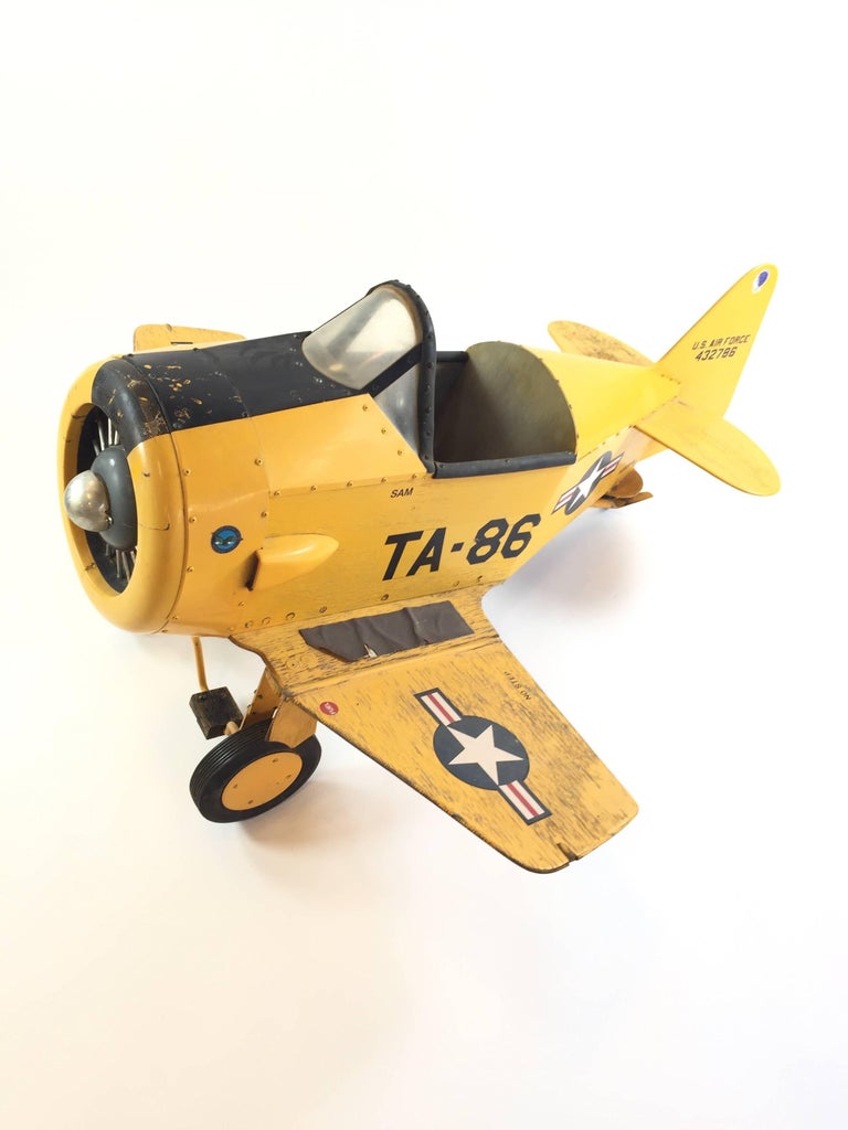 Handmade Fighter Plane Pedal Car For Sale at 1stDibs