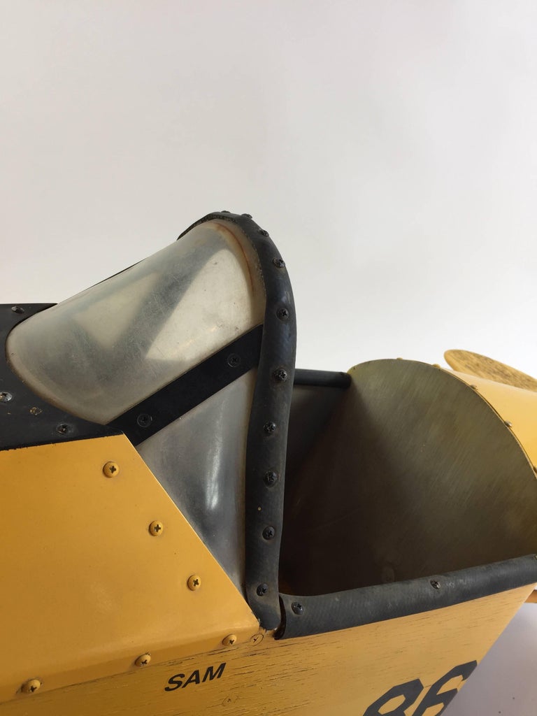 Handmade Fighter Plane Pedal Car For Sale at 1stDibs