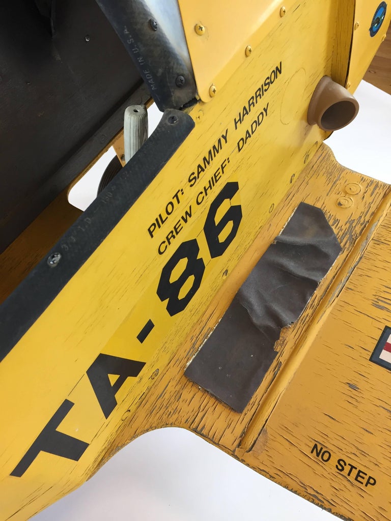 Handmade Fighter Plane Pedal Car For Sale at 1stDibs