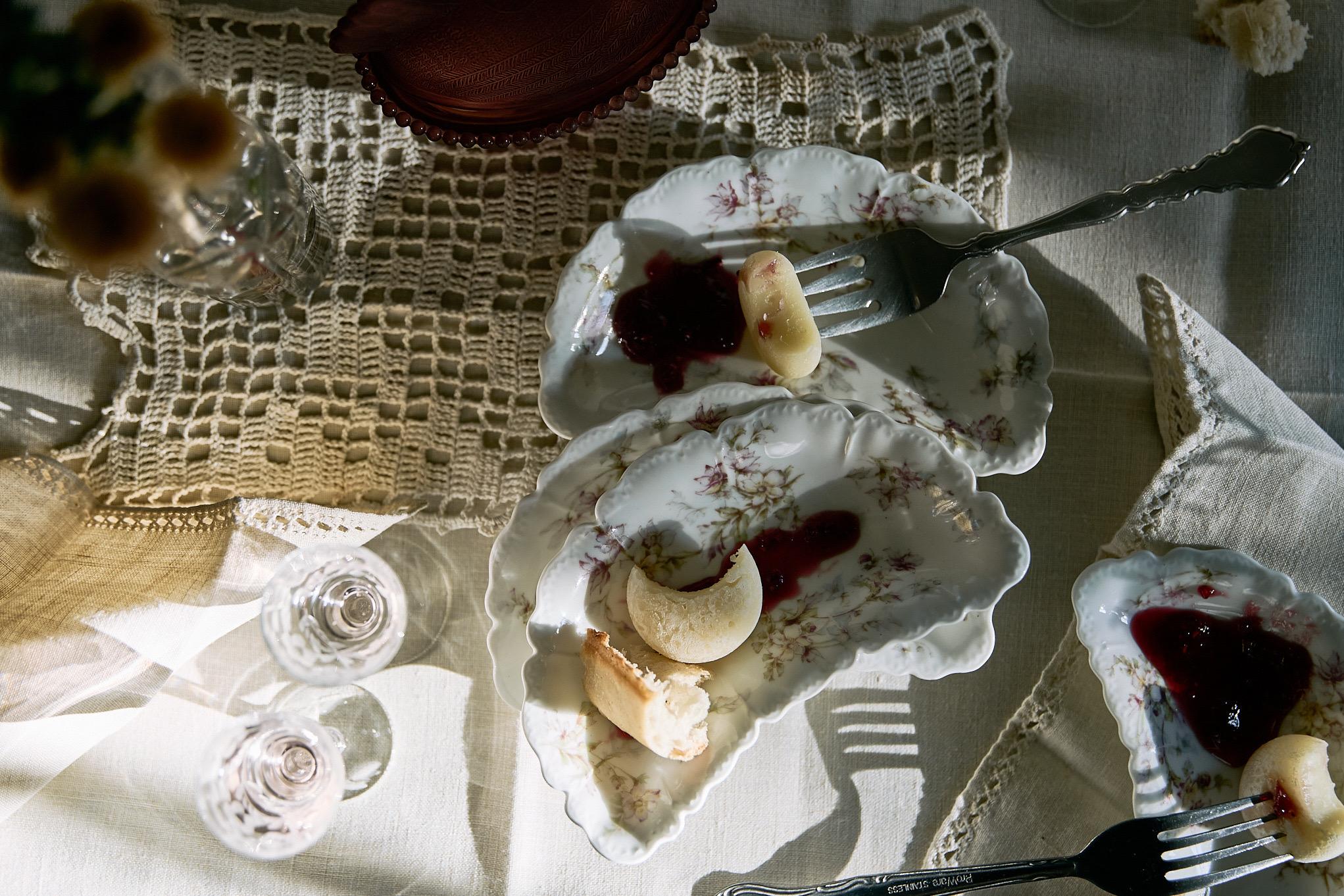 Haviland Limoges Rose Floral Scalloped Porcelain Dishes Set of Four For ...