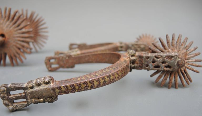 Two Pairs of Vintage Spanish Spurs at 1stDibs