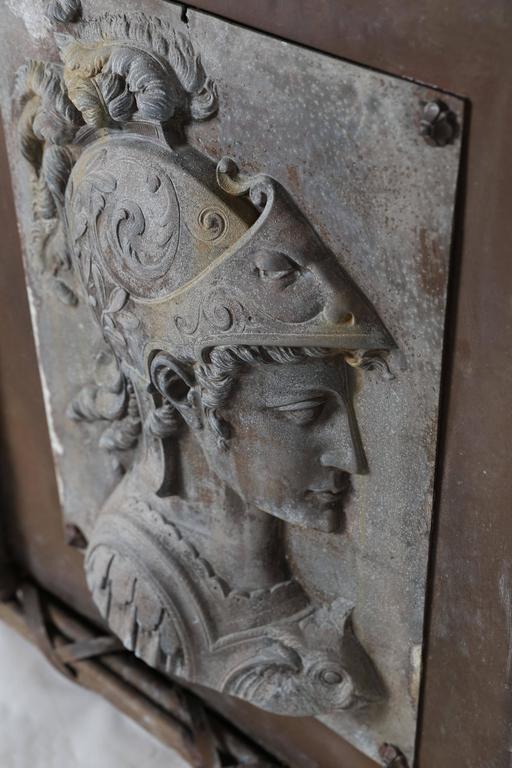 Pair of Roman Soldier Plaques in Ribbon and Reed Frames at 1stDibs