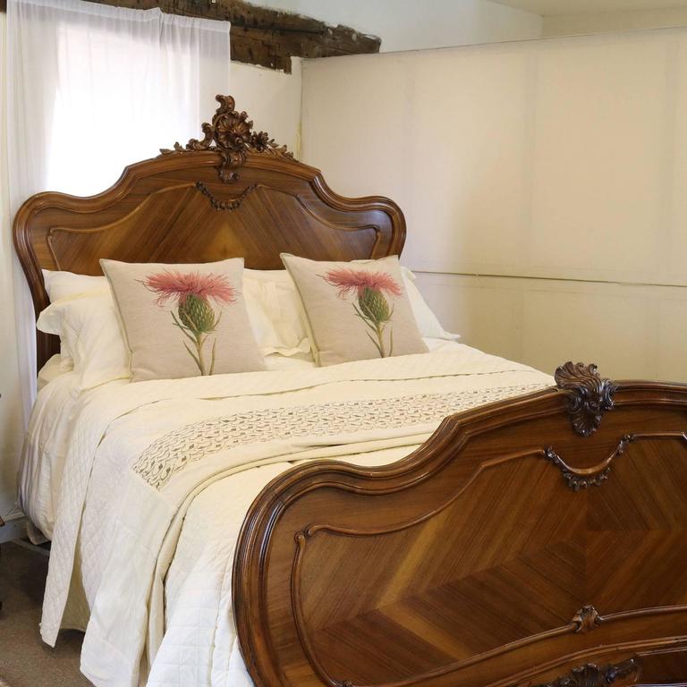 French Louis XV Style Bed in Walnut at 1stDibs | french louis style ...