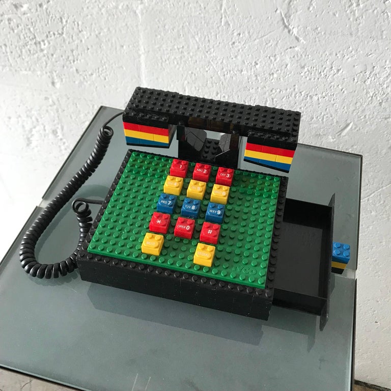Postmodern “LEGO” Telephone, Phone by Tyco at 1stDibs | tyco lego phone ...