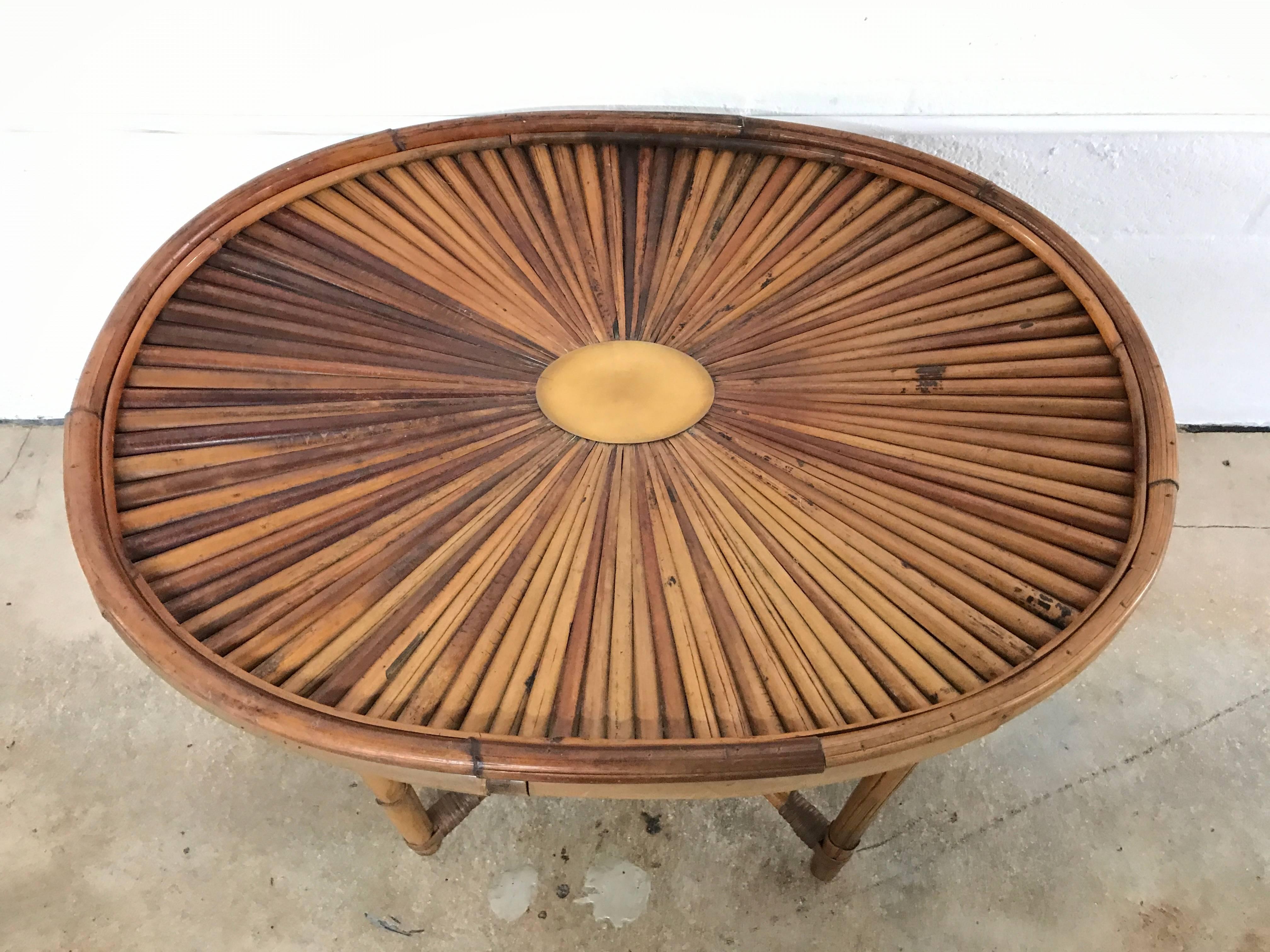 Gabriella Crespi "Rising Sun" Tray Table at 1stDibs